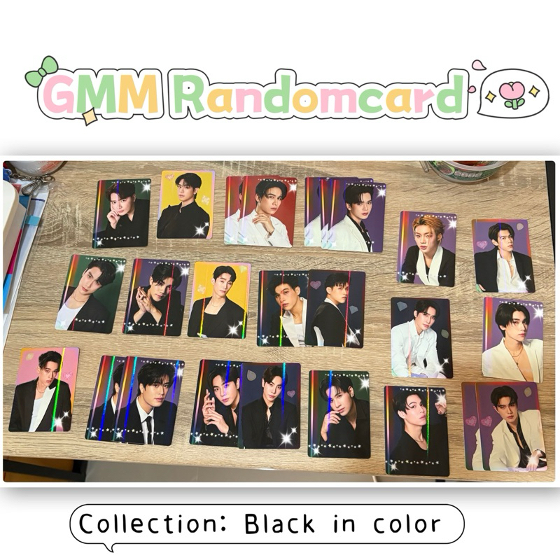 (️NEWEST)GMMrandom CARD Envelope RANDOM Actor Gmm Collectible BLACK IN ...