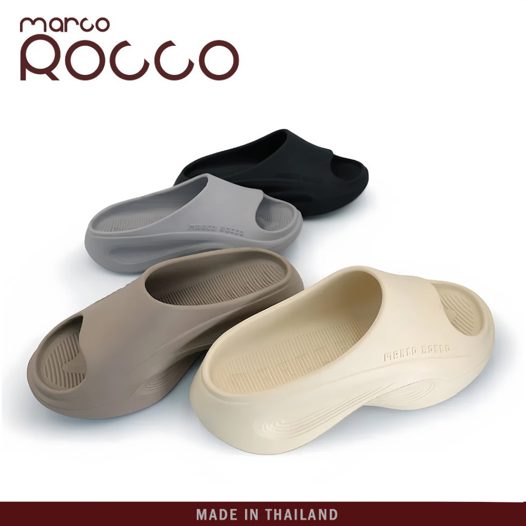 Marco Rocco Slippers Women Anti-Slip Fashion 4cm Thick Cute Soft Like ...