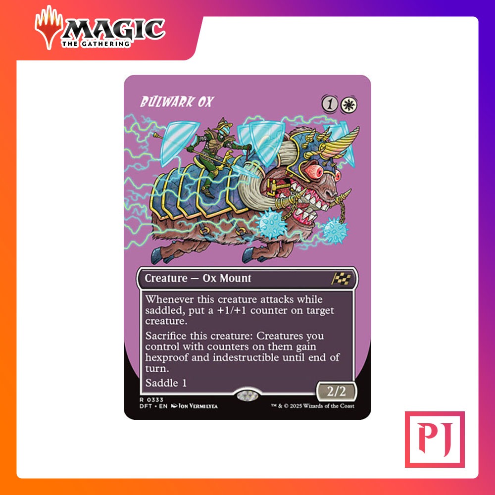 [MTG] Bulwark Ox (Borderless) [DFT] [WHITE] [RARE] [NORMAL] [ENG ...