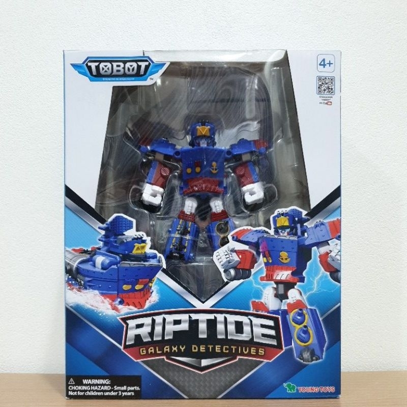 Tobot Galaxy Detectives Riptide Transformable Robot Young Toys | Shopee ...