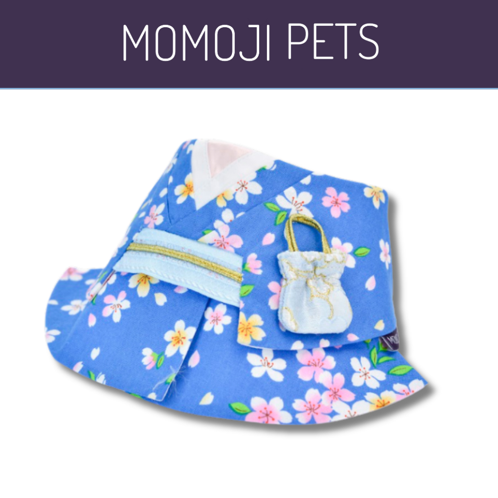 Momoji Ueno-Blue Dog Cat Dress Japanese Women For Pet | Shopee Malaysia