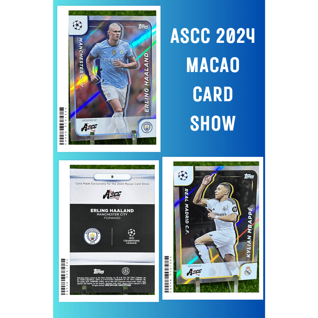 SET ASCC 2024 Macao Card Show :Haaland Mbappe | Shopee Malaysia
