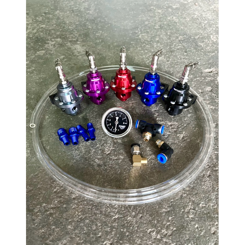 Small Regulator With Connector + Brass Return Plus 2 Meters Pressure ...