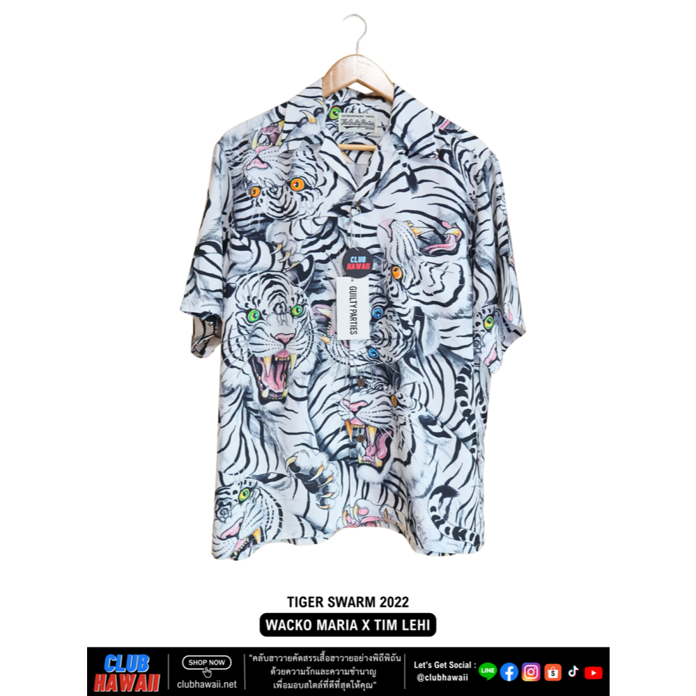 WACKO MARIA X TIM LEHI TIGER Alarm 22SS (L) | Shopee Malaysia
