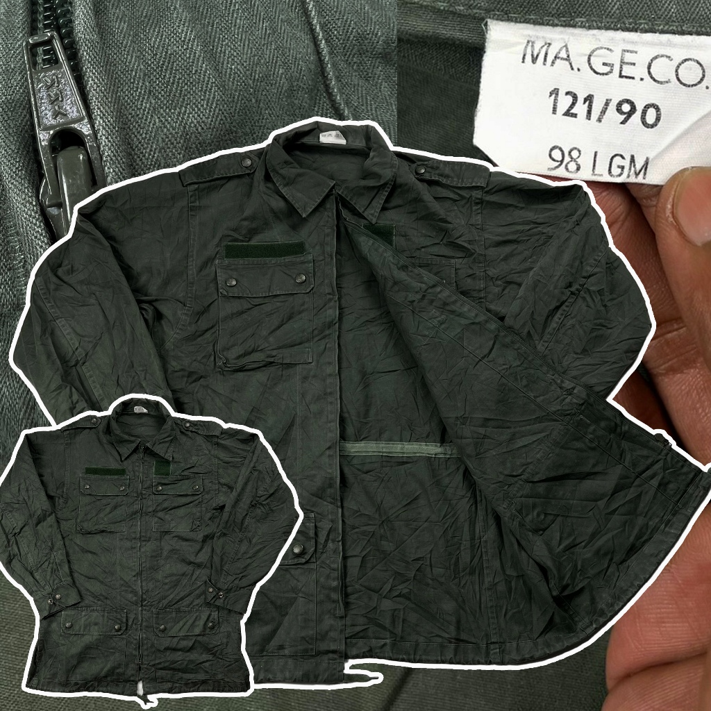 Hiking Jacket Vintage Original French Military Classic Large Front ...