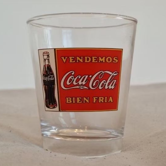 COCA-COLA Shot Glass Authentic Vintage Design With The Message ...
