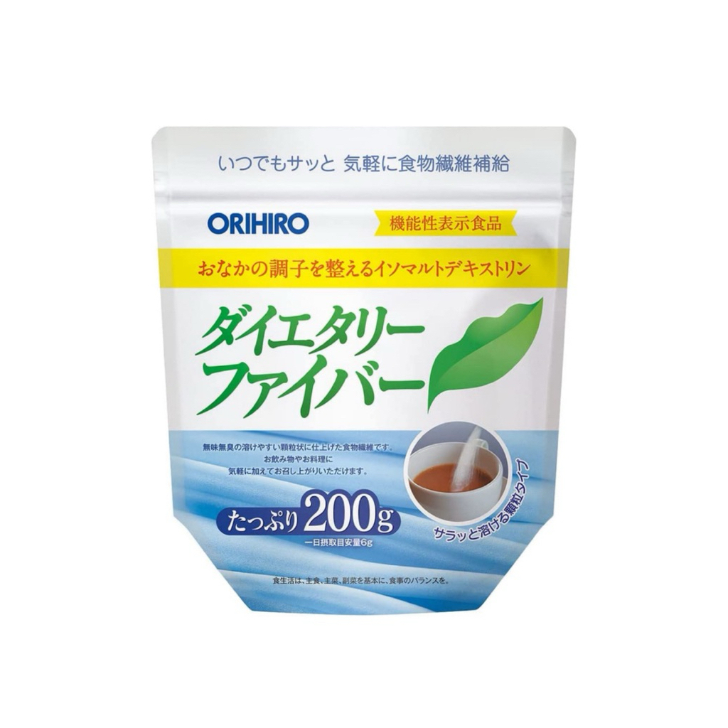 Orihiro Dietary Fiber Powder Reduces Fat Absorption. Helps With Bowel ...