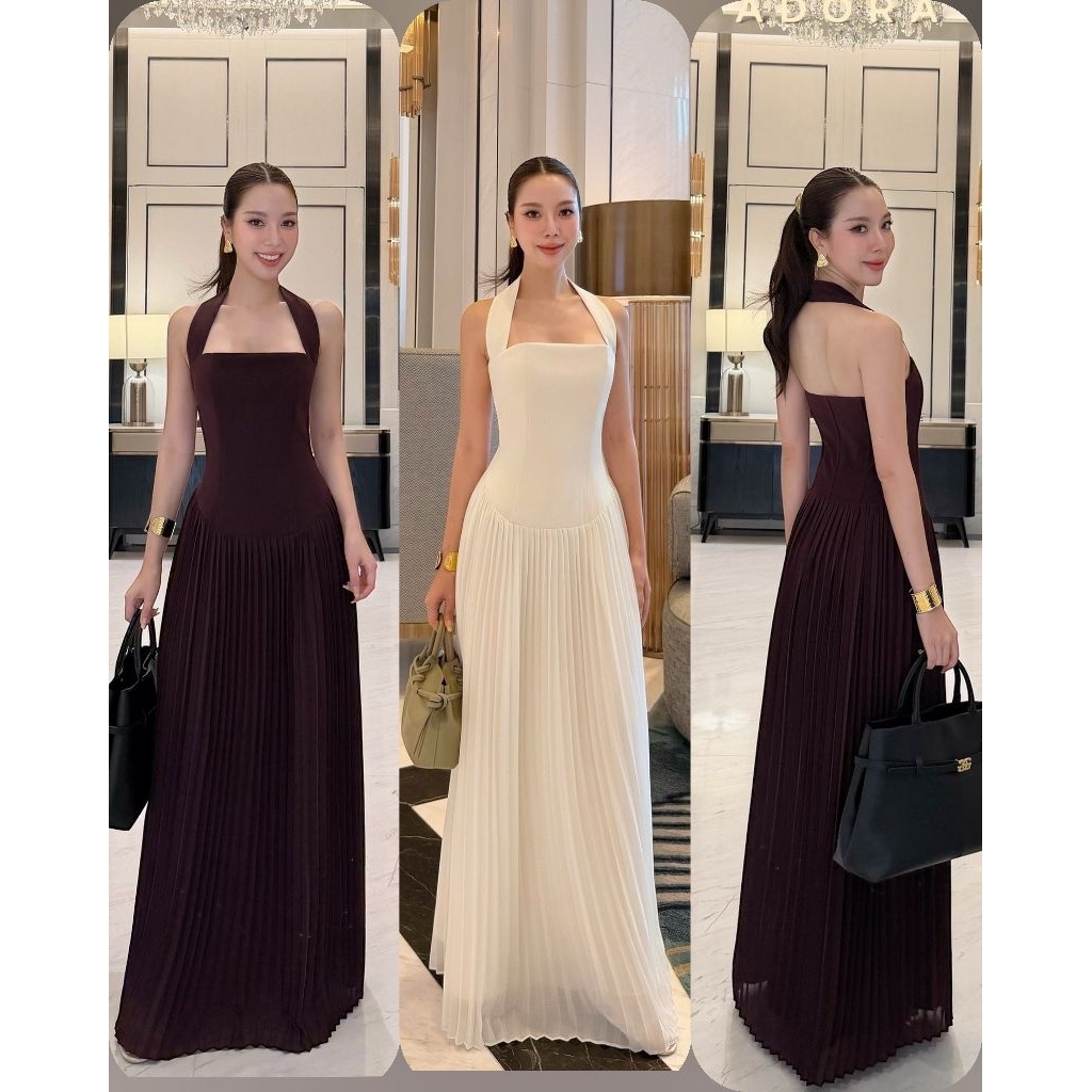 Adora Full Color All Sizes Maxi Dress Strapless Halter Neck Suitable ...