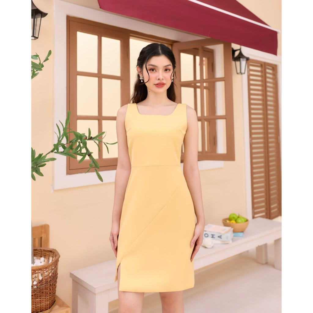 Common Cold Dress Custard Cake Milk Yellow | Shopee Malaysia