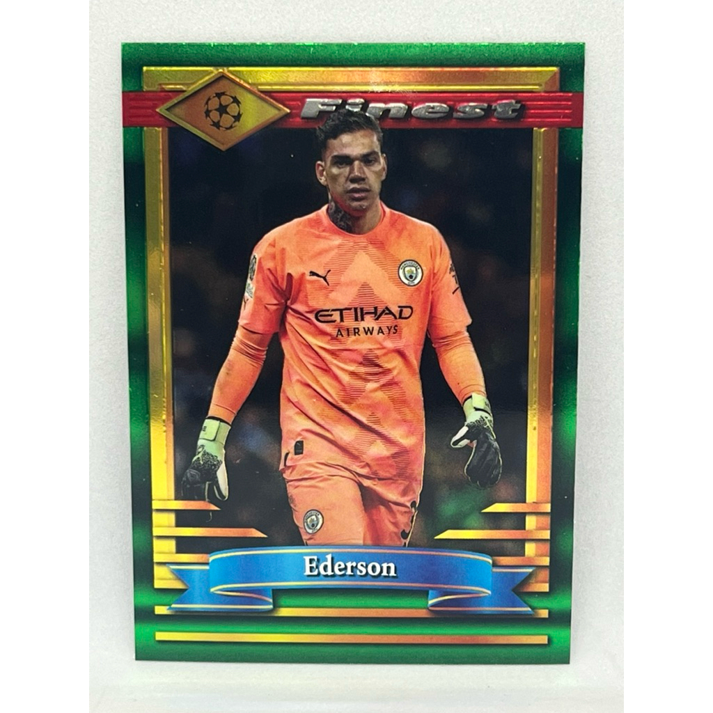 Topps 2022 Football Card-2023 Finest Flashback UCC Ederson Base ...