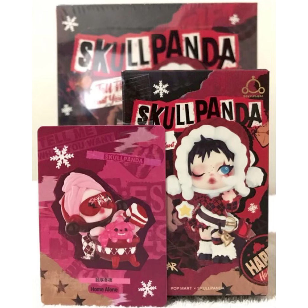 [New/Express Delivery/Check Card=Home Alone] SkullPanda POPMART Tell me ...