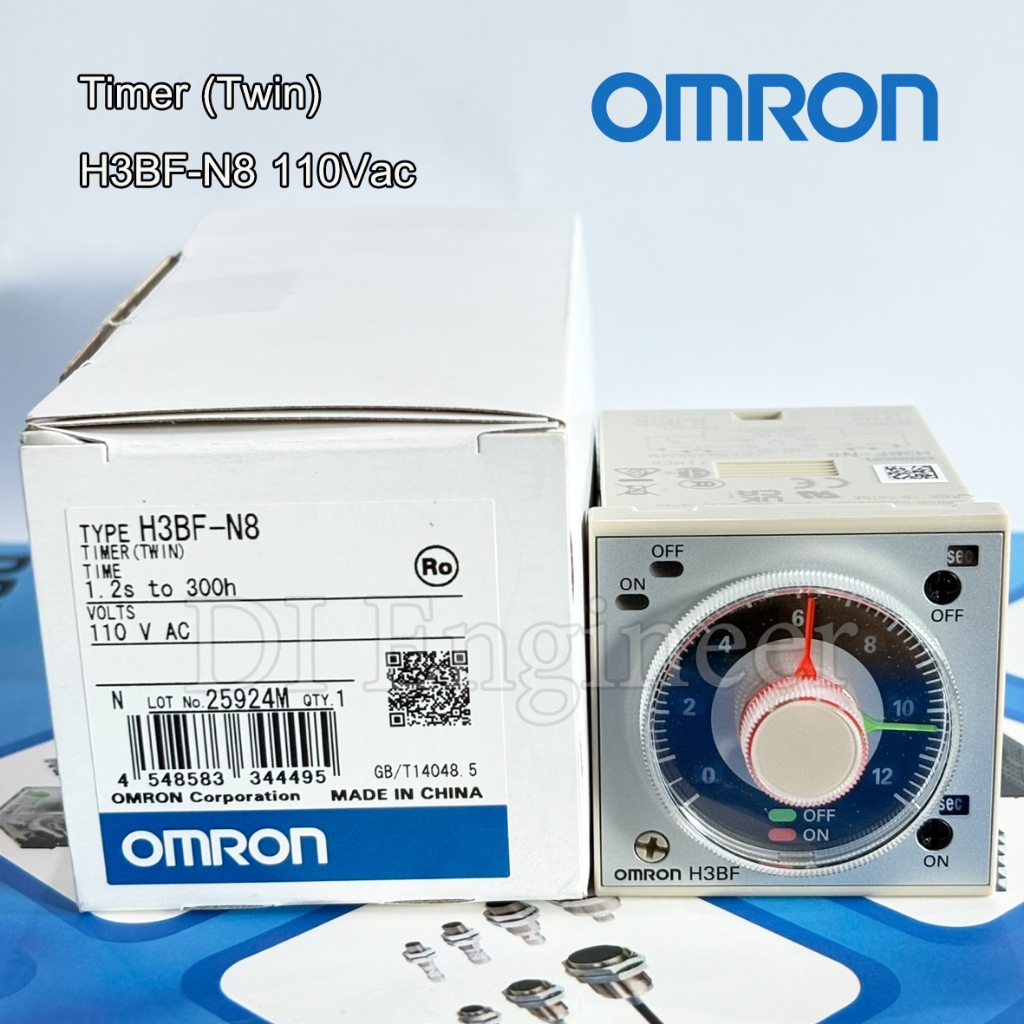Omron Timer H3BF-N8 100-110VAC (2-Needle Type ON/OFF) | Shopee Malaysia