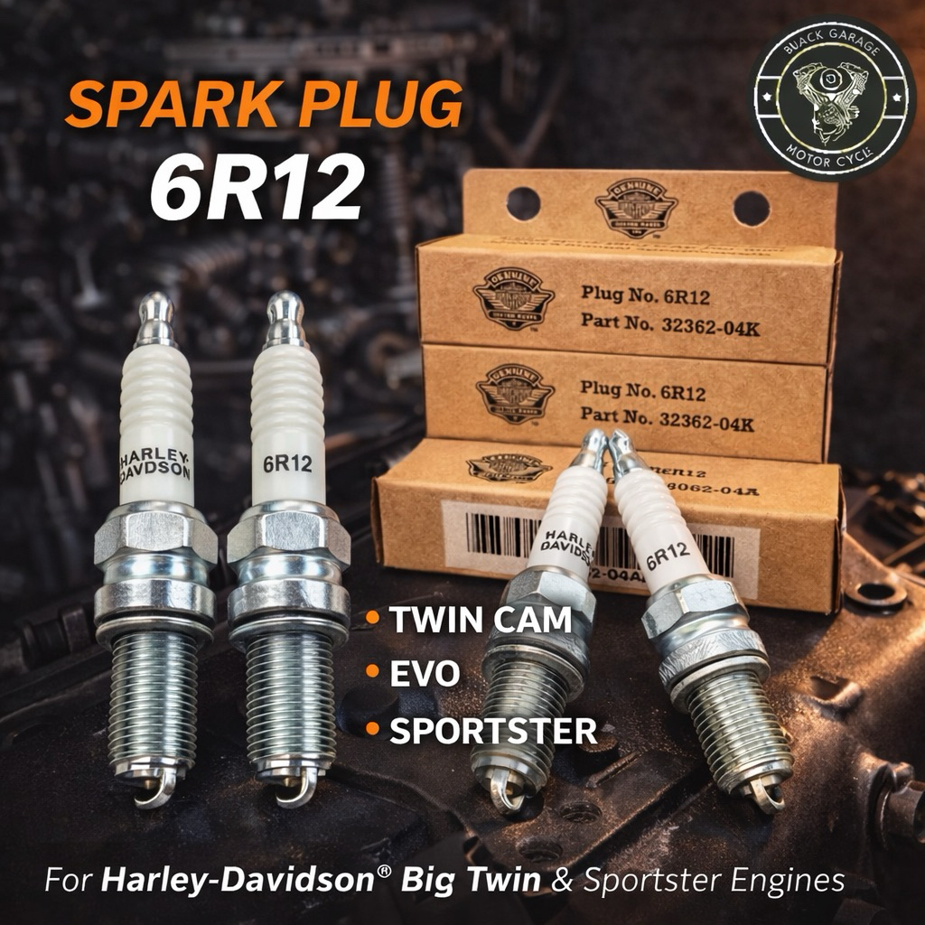 Spark Plug Harley 6r12 Twincam/Sportster/Softail/Fatboy/Crossbones ...