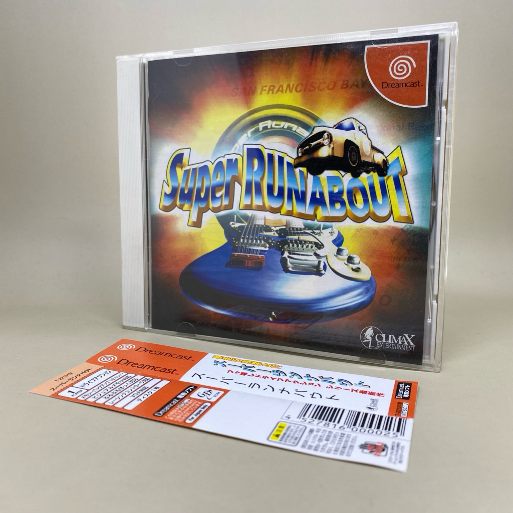 (Spine) Super Runabout (DC) | SEGA Dreamcast Original CD disc Game ...