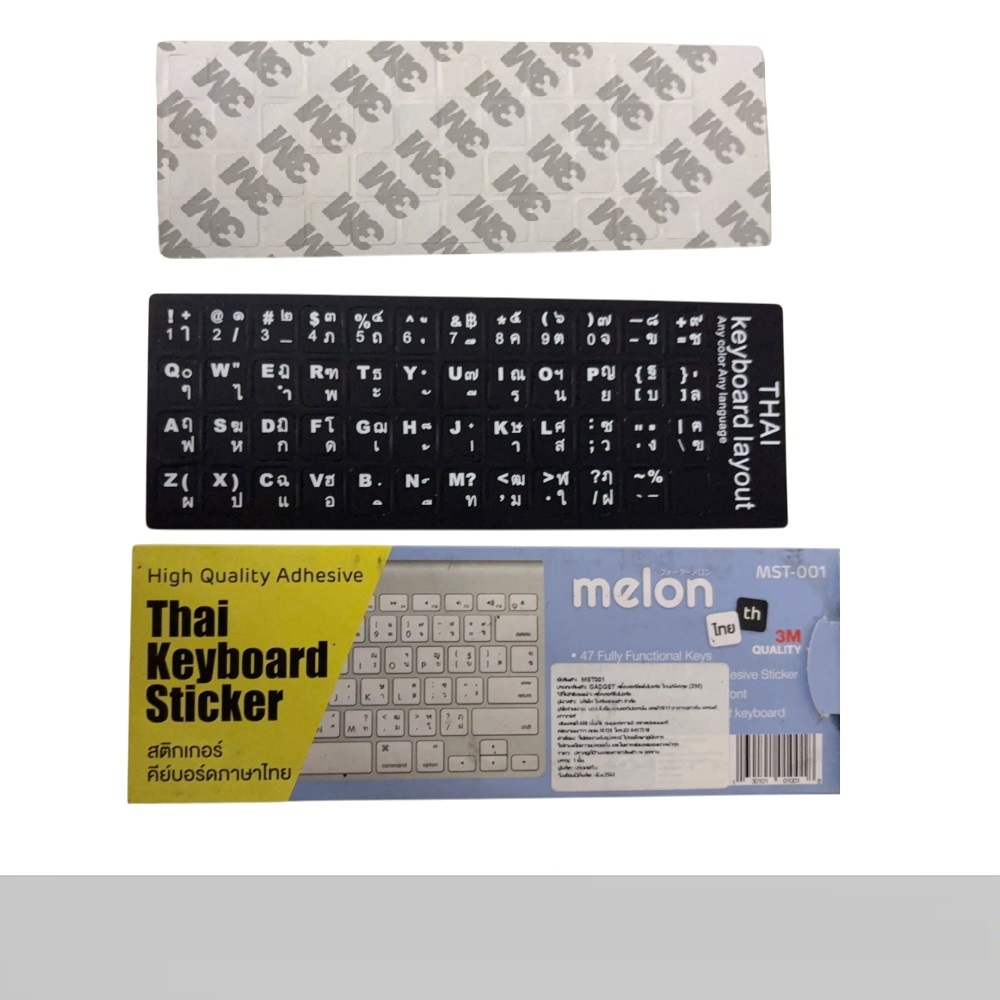 Sticker Keyboard Thai/English 3M Type Thai-English For 3M Quality ...