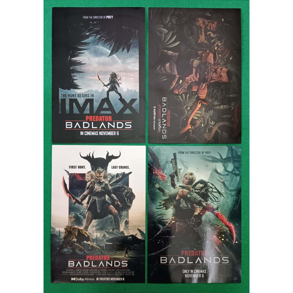 PREDATOR BADLANDS Wild Land Poster 13x19 Inch Major And Sf Postcards ...