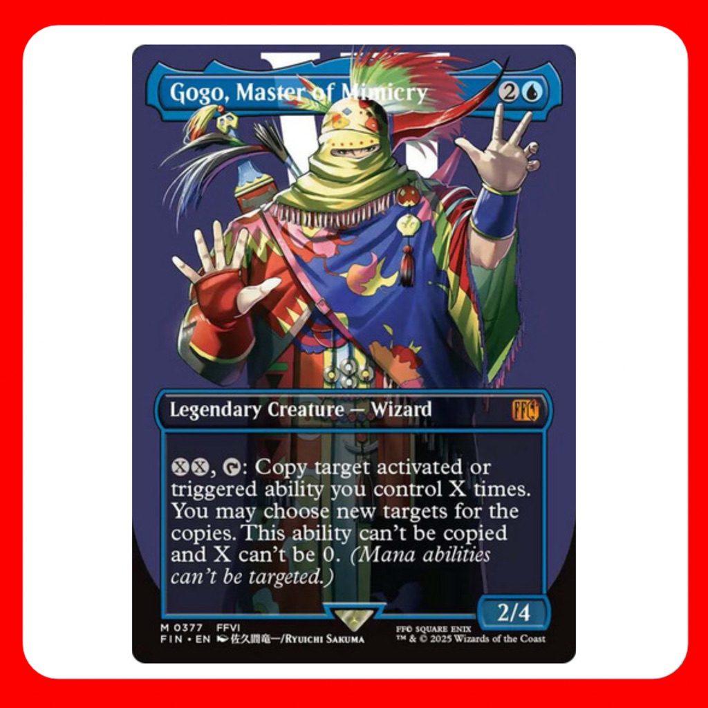 [MTG] Gogo Master of Mimicry [FIN] [BLUE] [MYTHIC] [Borderless] [ENG ...