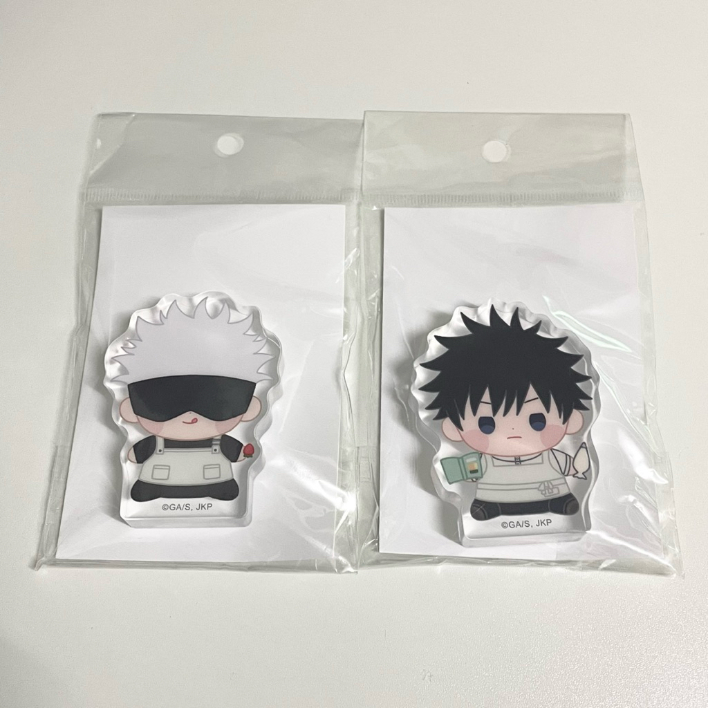 Acrylic Block Jujutsu kaisen ss2-Gojo & Megumi Mochibi (Cooking ...