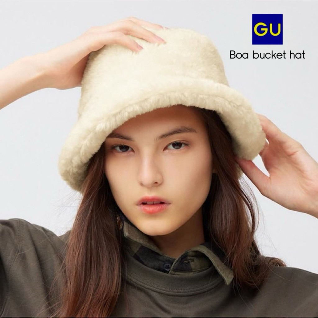 GU Boa bucket hat (off-white) | Shopee Malaysia