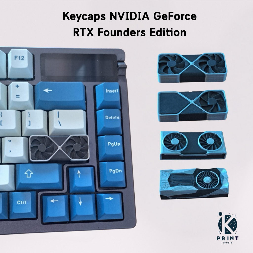 Keycaps NVIDIA GeForce RTX Founders Edition | GPU Artisan Keycap For ...