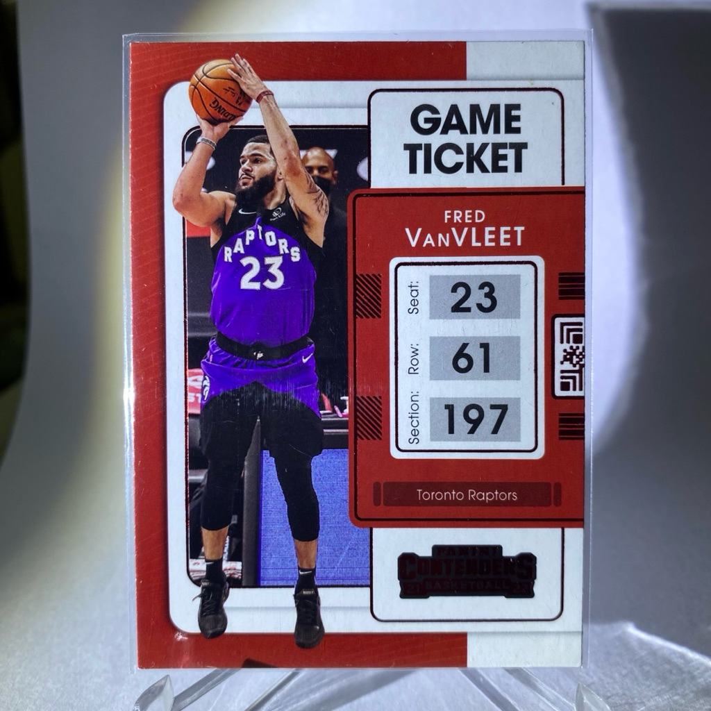 Basketball Player Card FRED VAV VLEET TORONTO RAPTORS GAME TICKET ...