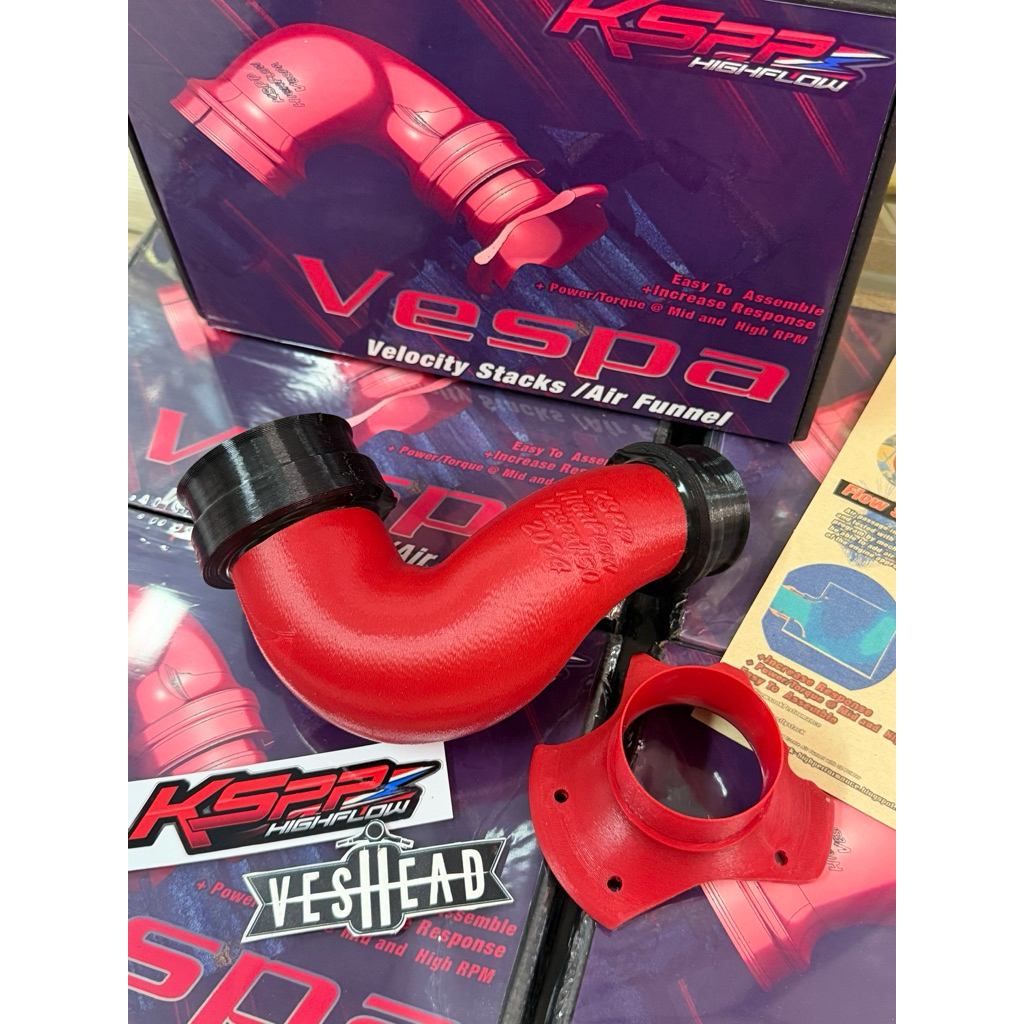 KSPP high flow Air Filter Pipe For Vespa Sprint/Primavera/S125/LX125 ...