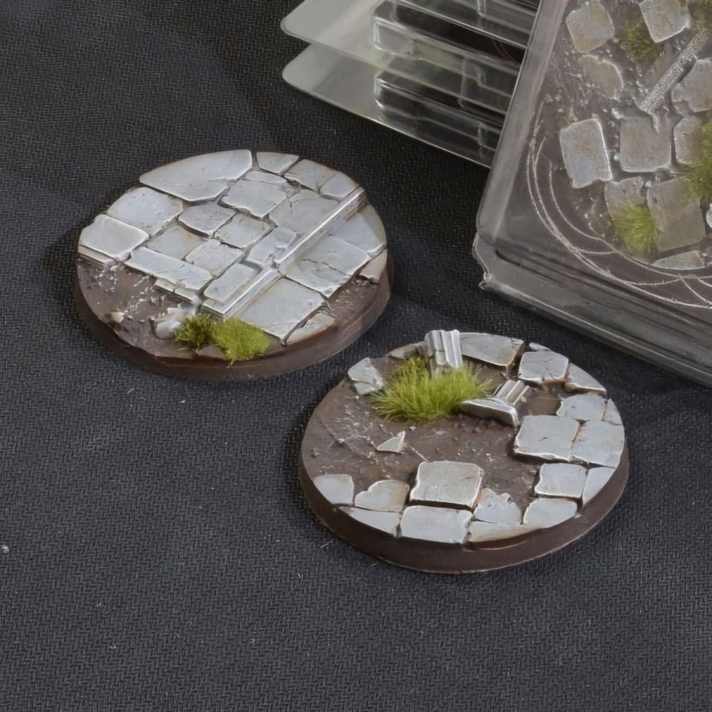 Warhammer 40k/AOS : Gamer Glass: Battle ready Bases: Temple Bases Round ...