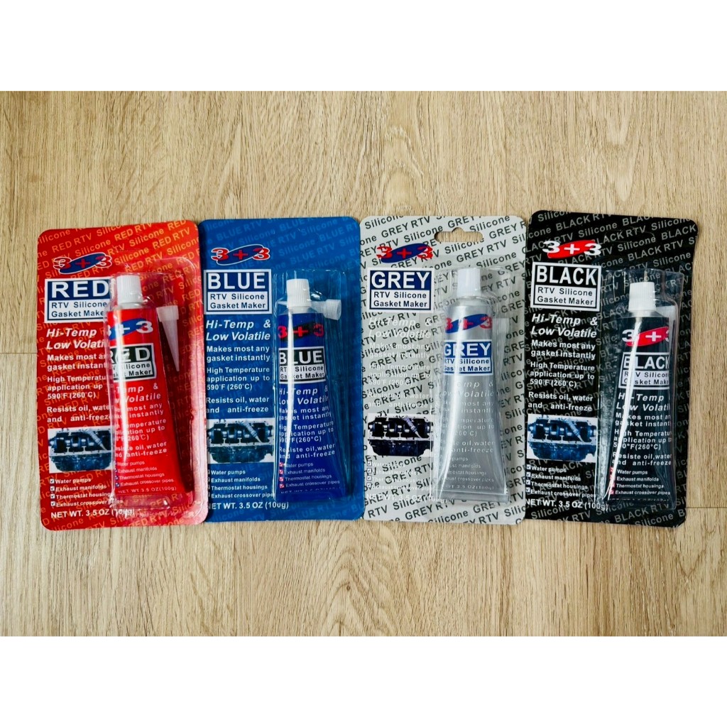 (Thai Shop) Gasket Glue For Motorcycles And Cars RTV SILICONE High Heat ...