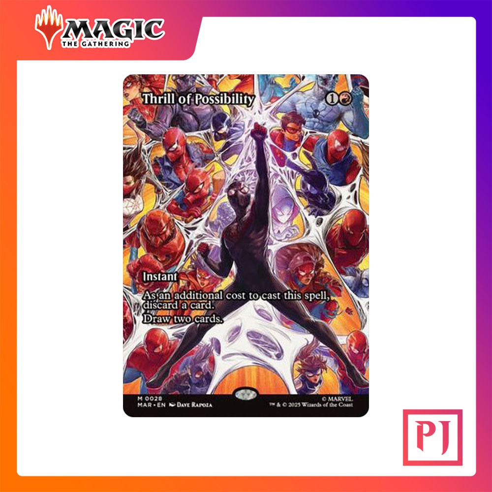 [MTG] Thrill of Possibility (Borderless) [MAR] [RED] [MYTHIC] [NORMAL ...