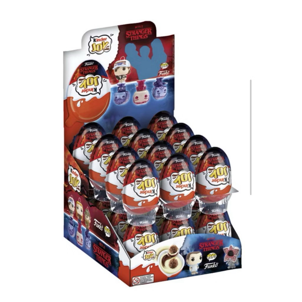 Kinder Joy x Stranger Things Egg Snacks Popular With Toys Random Eggs ...