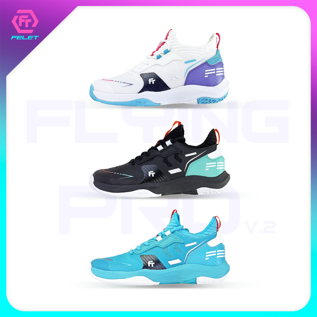 FELET Badminton Shoes FLYING PRO V2 Model | Shopee Malaysia