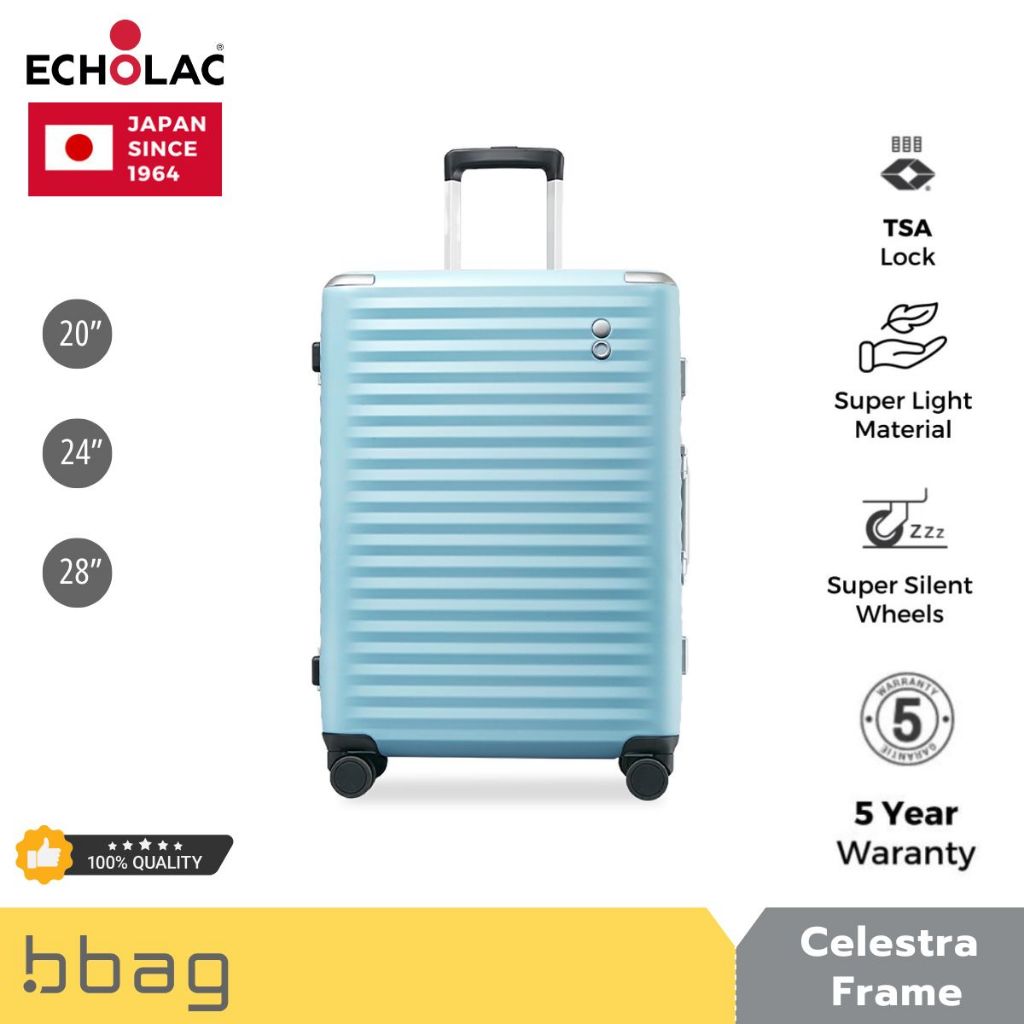 Echolac Travel Bag Aluminum Frame Celestra Model (PC183E) PC Material ...