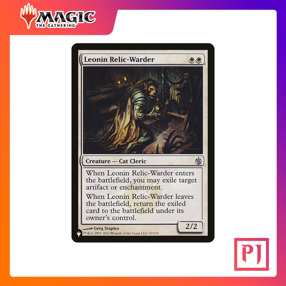 [MTG] Leonin Relic-Warder [MB1] [WHITE] [UNCOM] [NORMAL] [ENG] (Magic ...