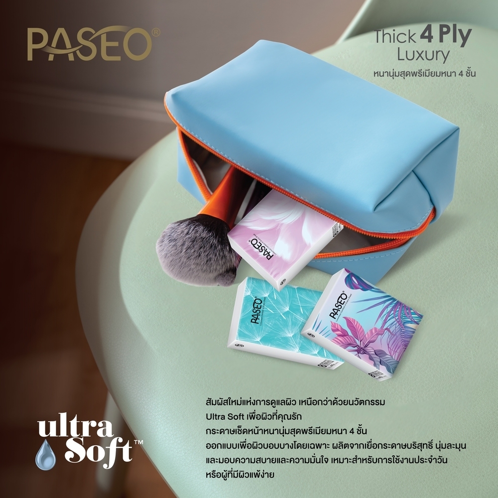 [For Review Only] PASEO Hangyodon Facial Tissue 4 Layers Thick 8 Sheets ...
