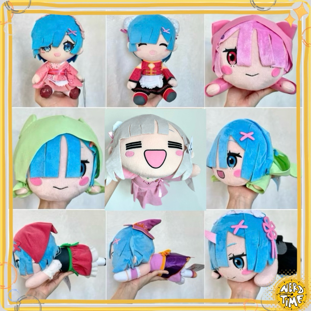 Re:Zero plush Rem Ram Doll | Shopee Malaysia
