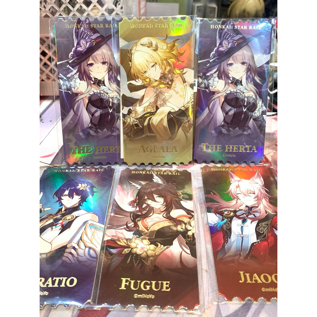 Official Authentic PVC card DHIL/Aventurine/Archeron Honkai impact ...