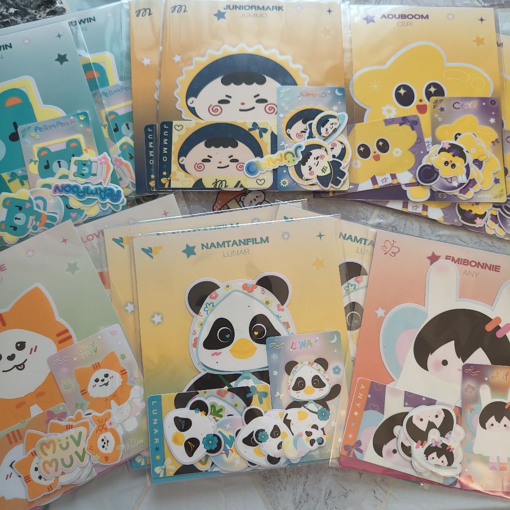 GMMTV Sticker Set | Permpoon Jummo Ceri MuvMuv Lunar | Shopee Malaysia