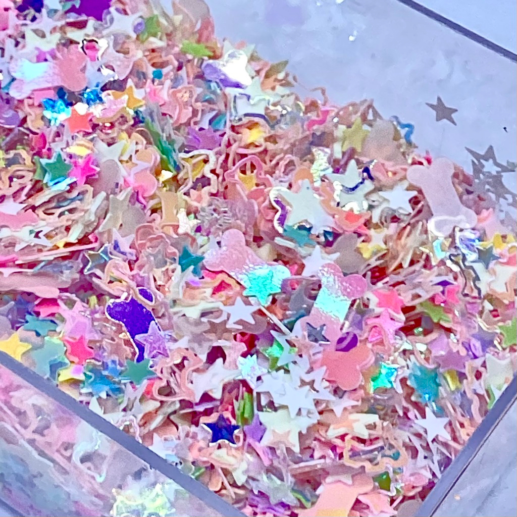 Glitter Dog&Bone Star With Clear And Bold Sequins Beautiful And Shiny ...