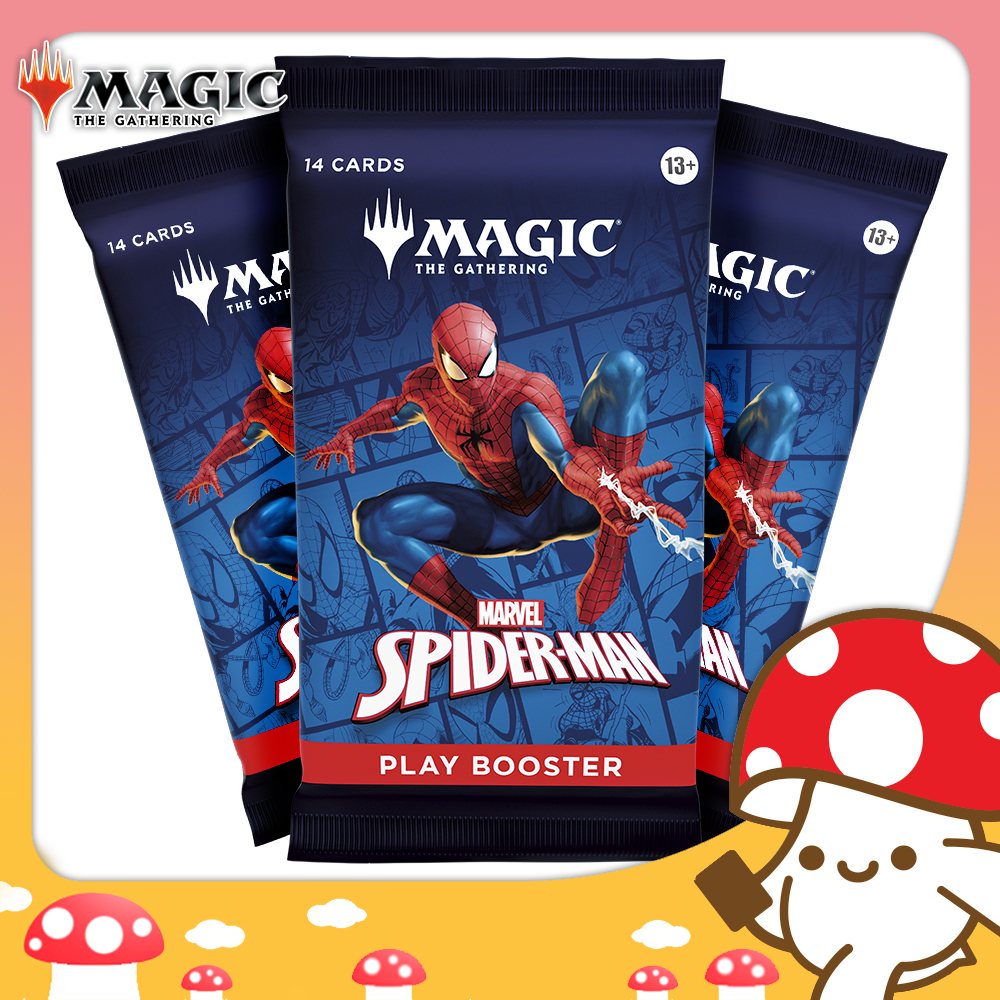 MTG : Marvel's Spider-Man (SPM)-Play Booster Pack From Kinoko Card Game ...