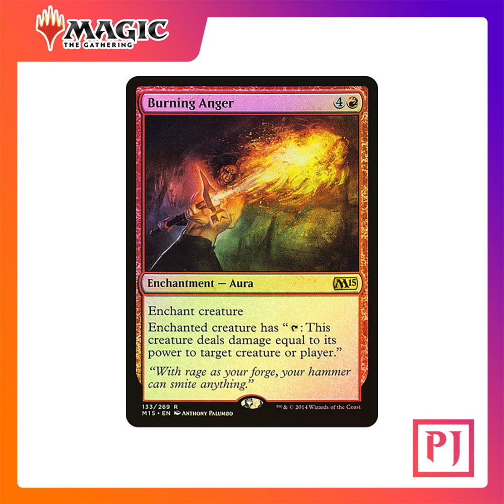 [MTG] Burning Anger [M15] [RED] [RARE] [FOIL] [ENG] (Magic Card/Magic ...