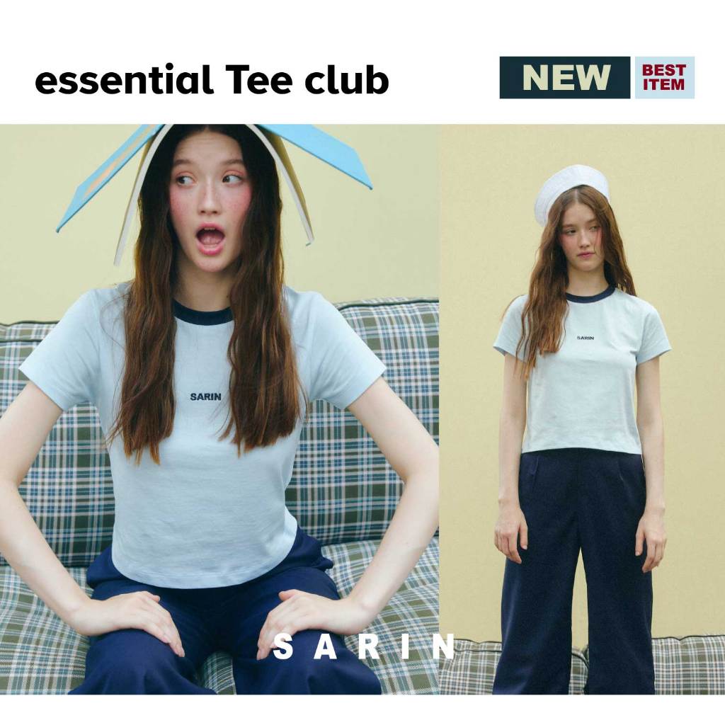 Sarin essential Tee club T-Shirt Round Neck Women's New Model Soft ...