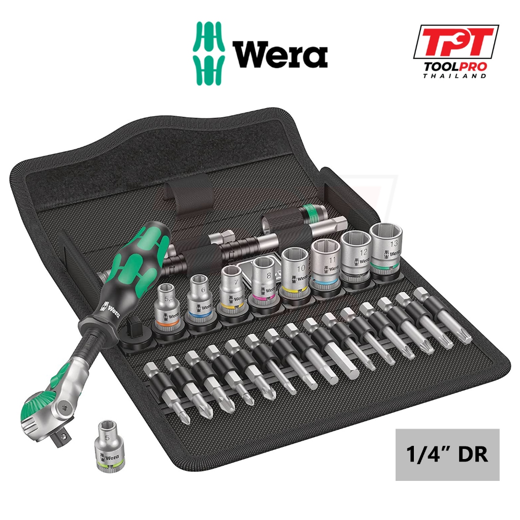[New Model Bag 2025] Wera Tool Set 1/4" 8100 SA 6 Zyklop Speed ...