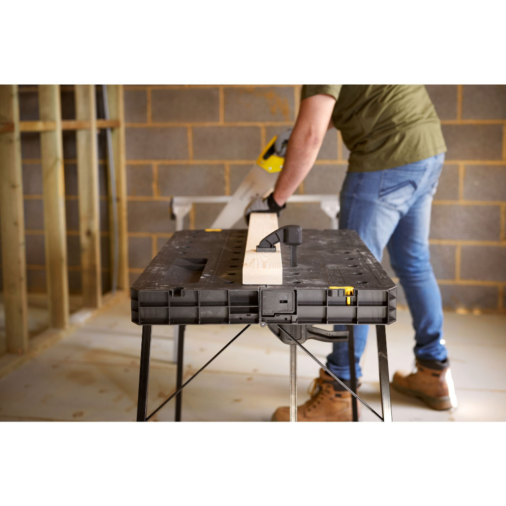 STANLEY Model STST83492-1 Easy To Move Foldable Workbench Table Set ...