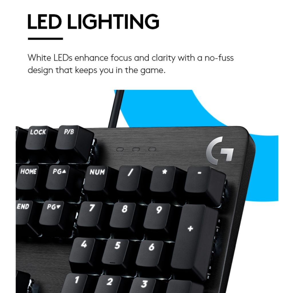 Logitech G413 SE Full-Size Mechanical Gaming Keyboard Standard-Sized ...