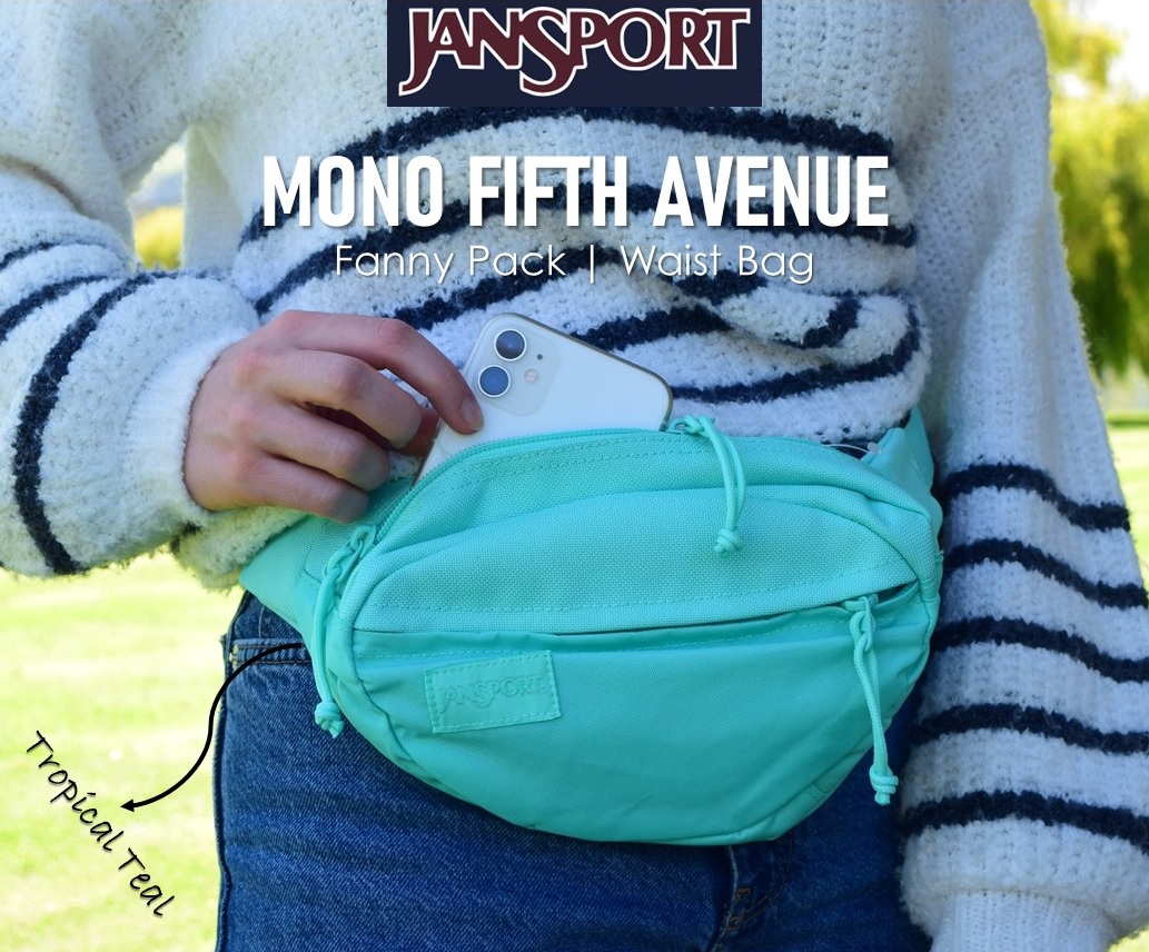 JanSport Model MONO FIFTH AVENUE Fanny Pack | Waist Bag-5 Colors To ...