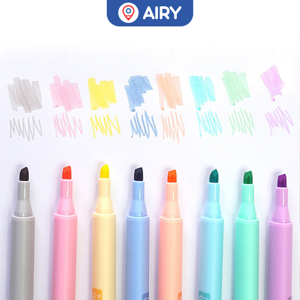 (K) Chosch Highlighter Pen Model H716-8 Pastel Colors Beautiful Color ...