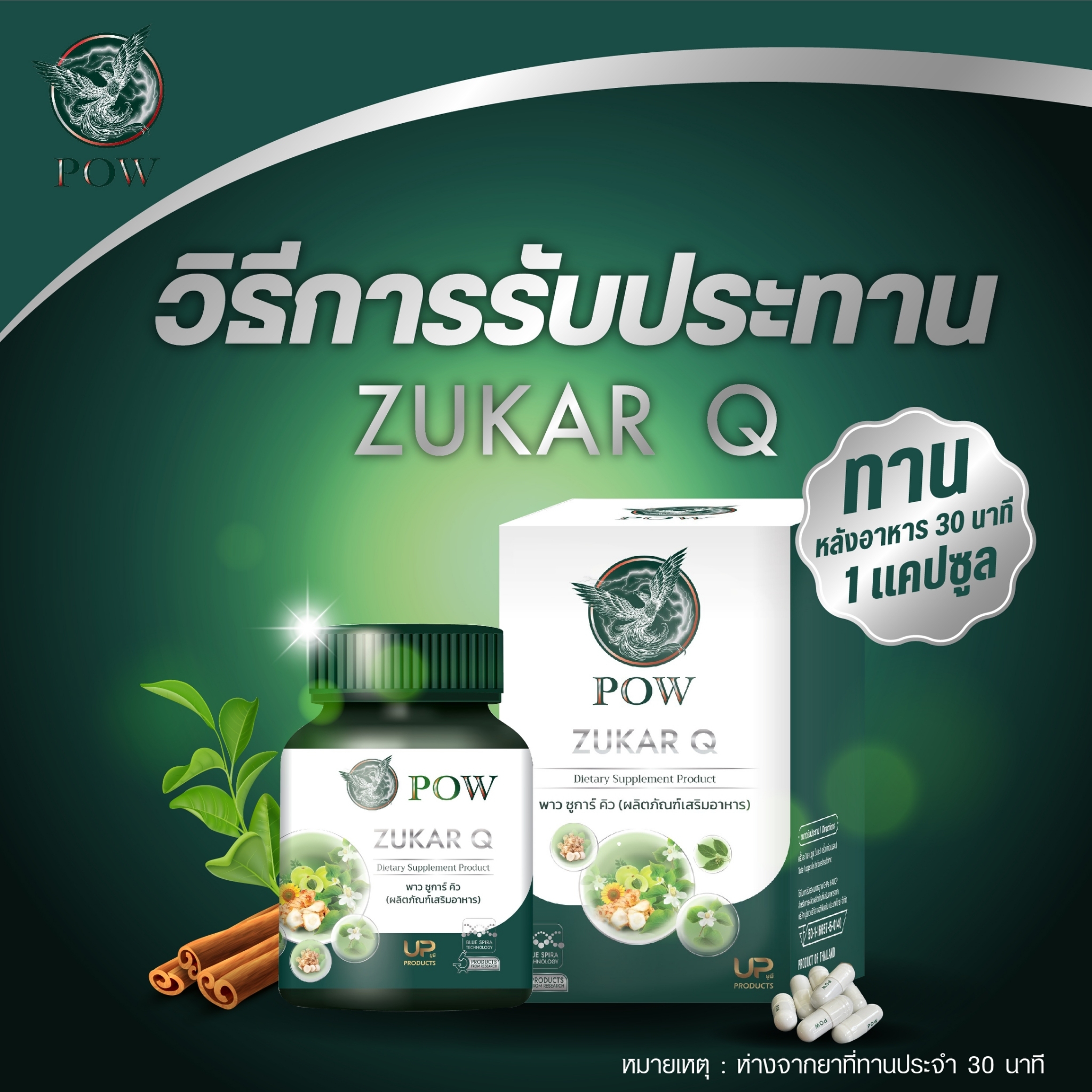 POW Sugar Q Zukar Power Diabetes Control Pressure And Blood Fat Levels ...