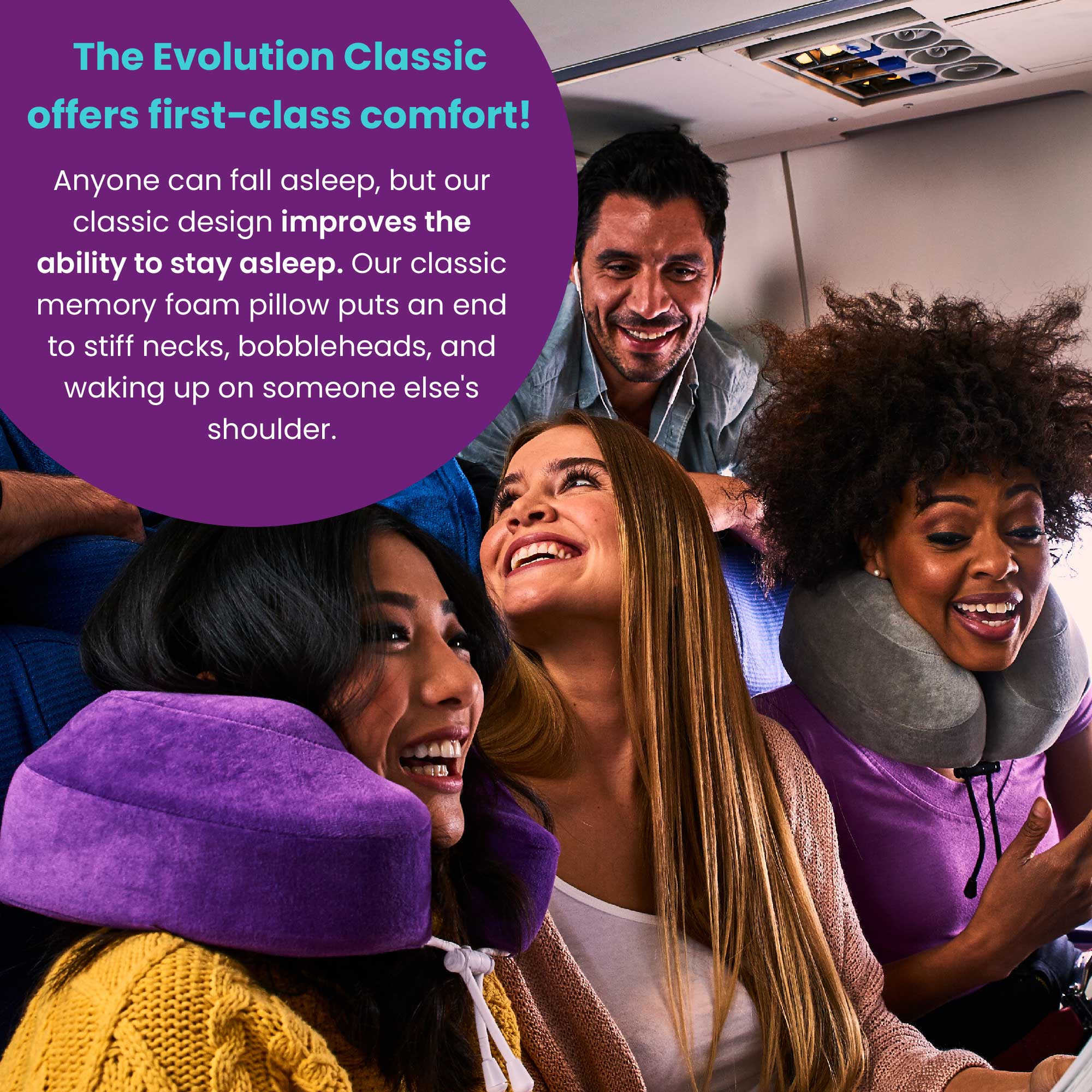CABEAU Evolution Classic Neck Pillow & Support 1 Memory Foam Elegant ...