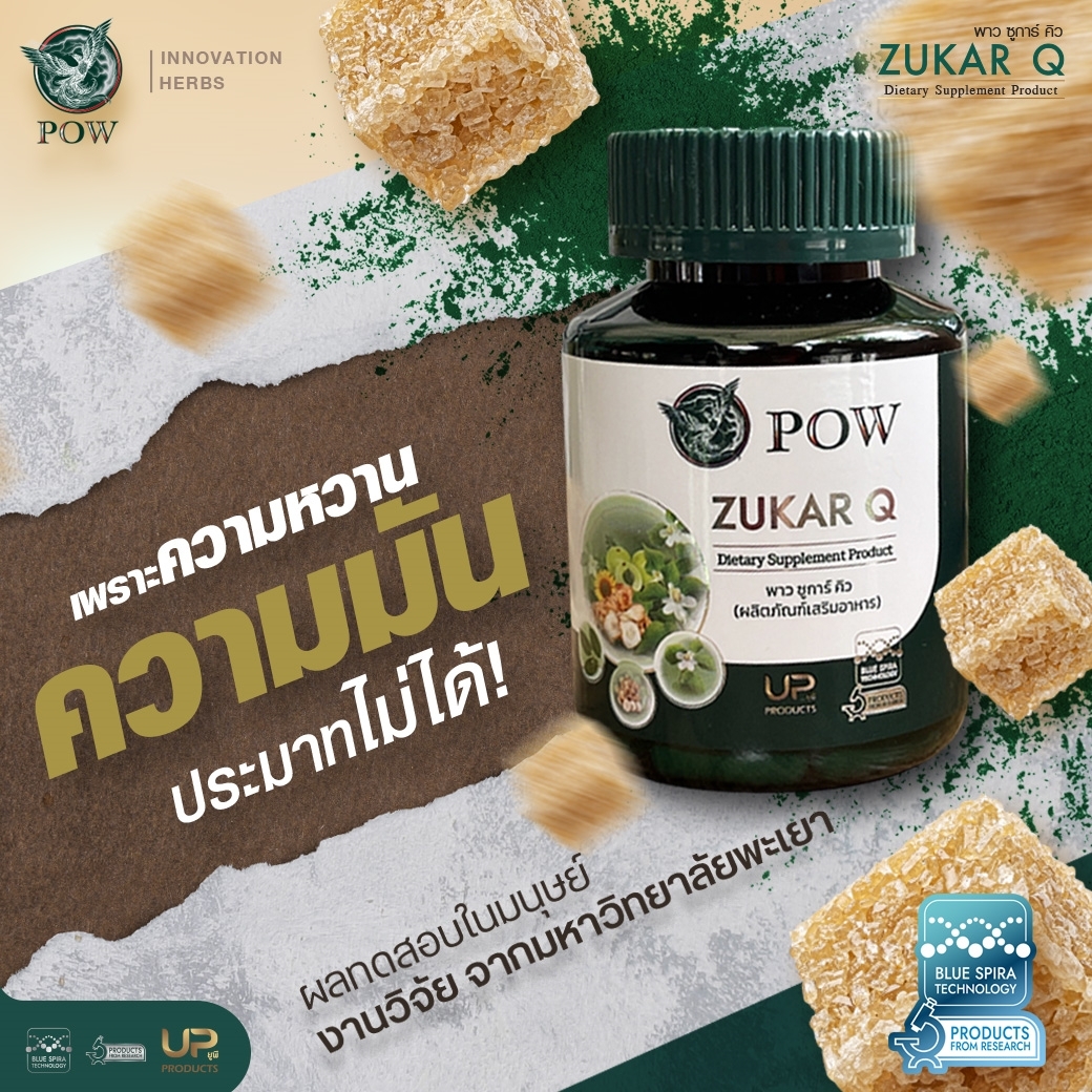 POW Sugar Q Zukar Power Diabetes Control Pressure And Blood Fat Levels ...
