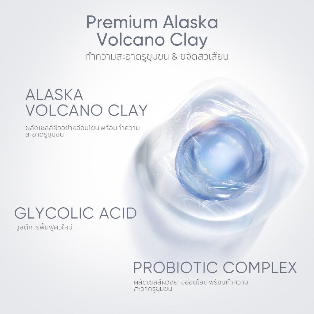 SKINTIFIC Alaska Volcano Pore Clay Stick 40g. Mud Mask | Shopee Malaysia